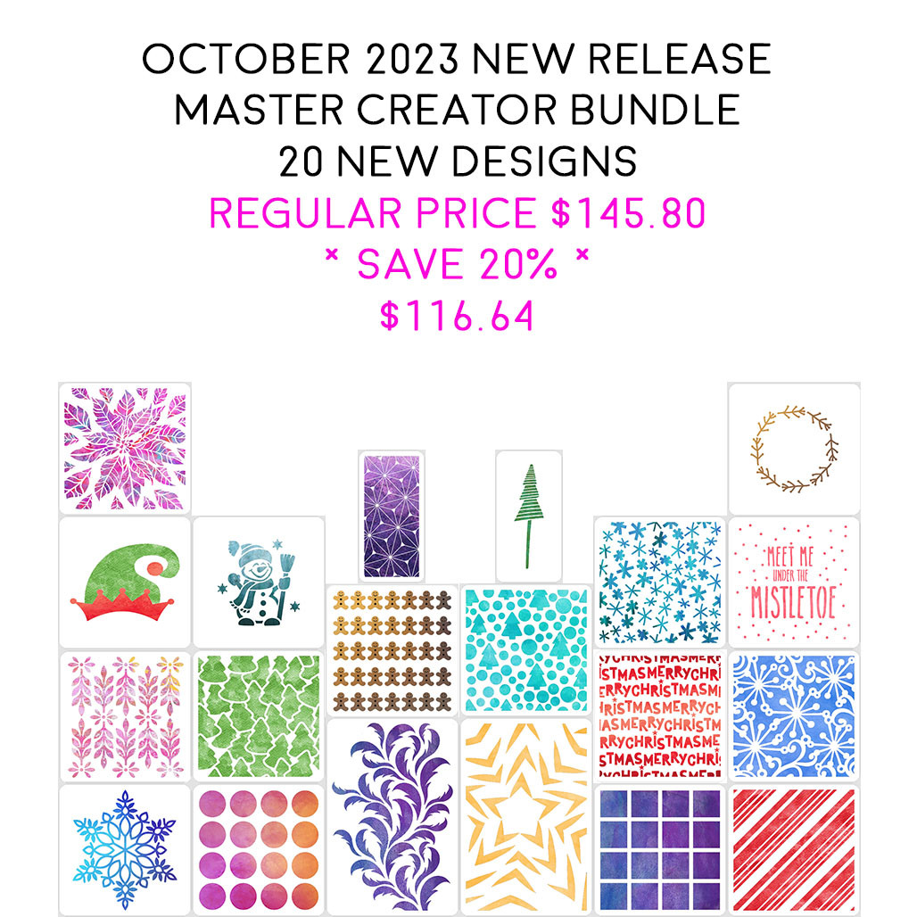 Master Creator Bundle October 2023 - A Colorful Life Designs