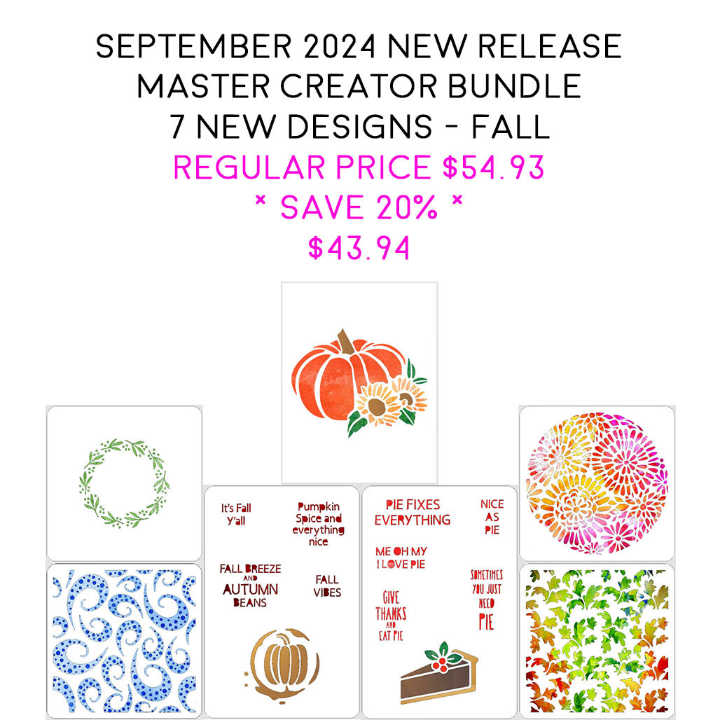 Master Creator Bundle September 2024 Fall - A Colorful Life Designs