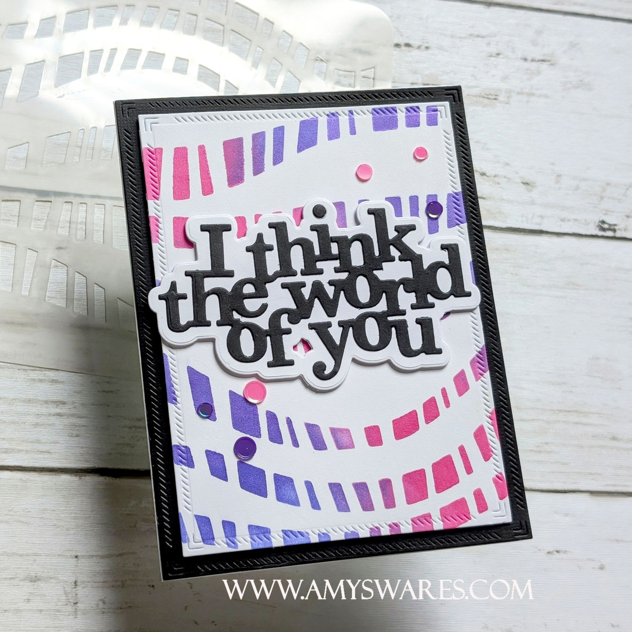 Winding Paths Stencil - A Colorful Life Designs