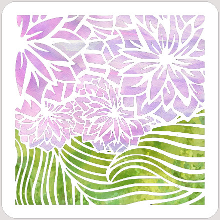 Wave Flower - A Colorful Life Designs