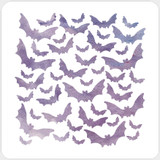 Bat Flight Stencil - A Colorful Life Designs