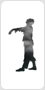 Side Zombie Stencil - A Colorful Life Designs