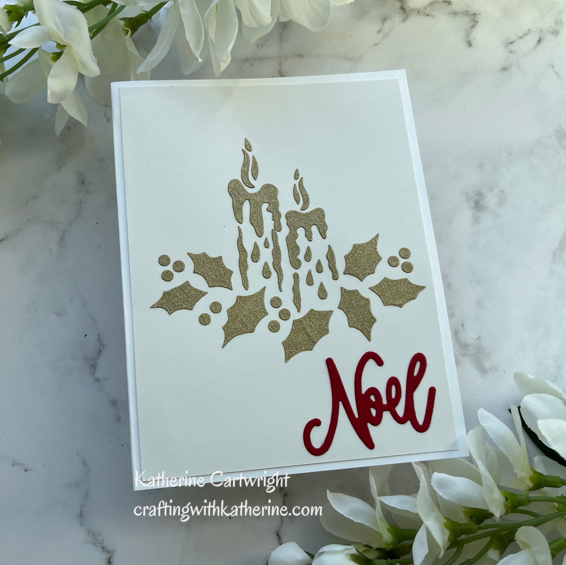 Christmas Candles Stencil - A Colorful Life Designs