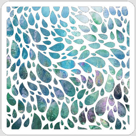 Astral Swirl Stencil - A Colorful Life Designs