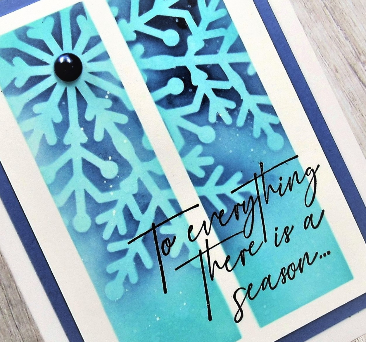Icy Snowflake Stencil - A Colorful Life Designs