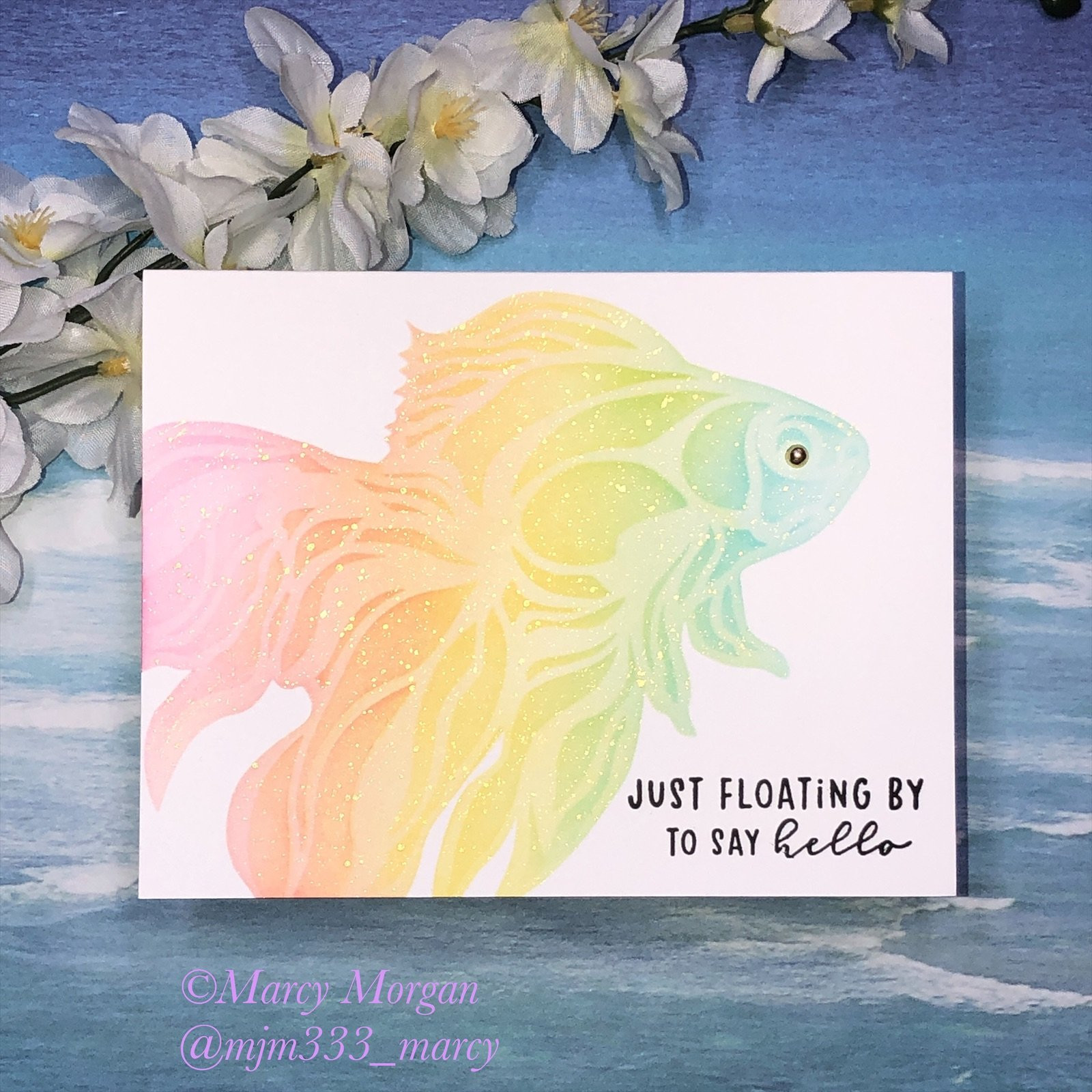 King Tidal Wave Stencil - A Colorful Life Designs