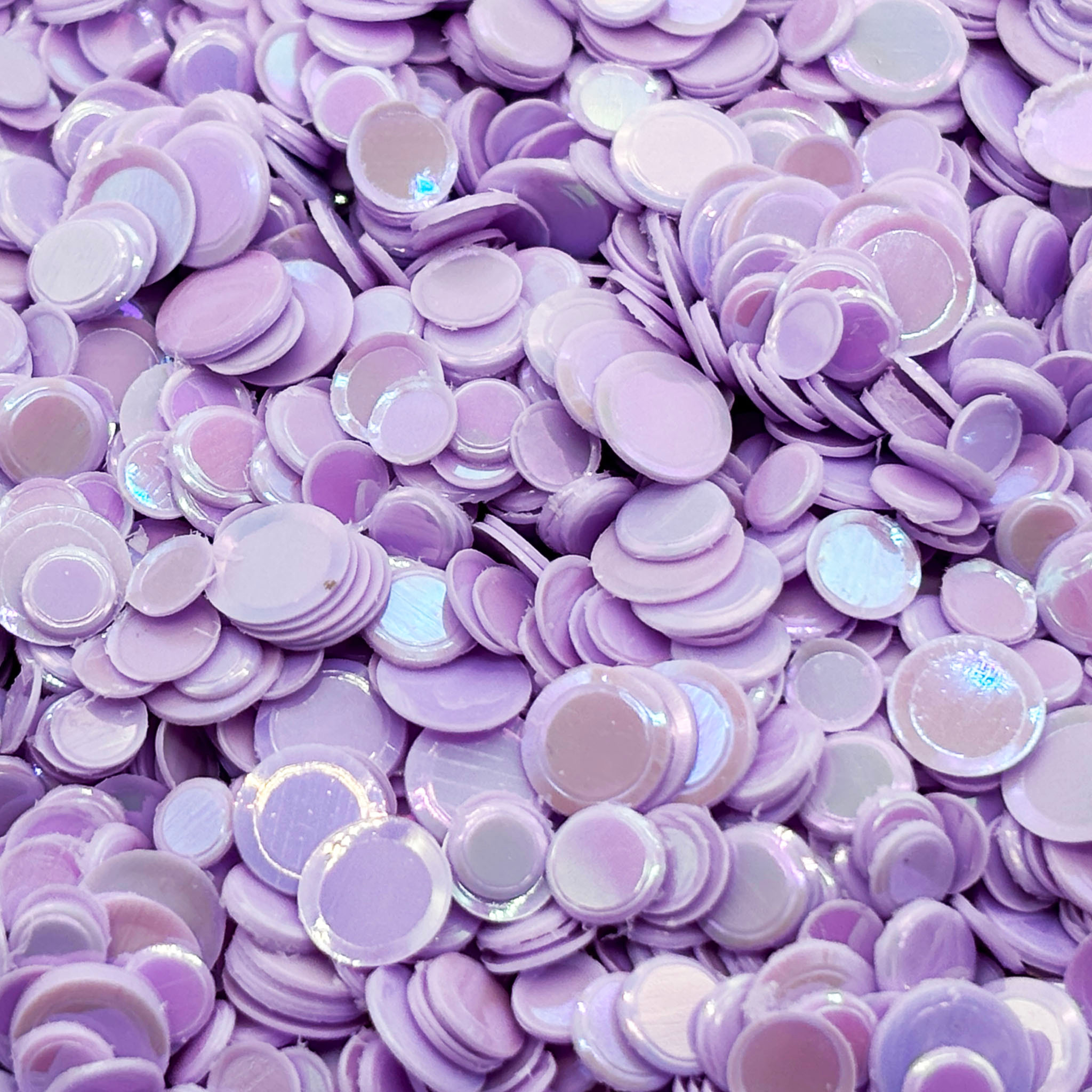 Opaque Iridescent Light Purple Card Bling - A Colorful Life Designs