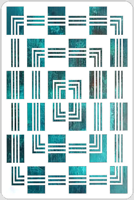 Square Frames Stencil - A Colorful Life Designs