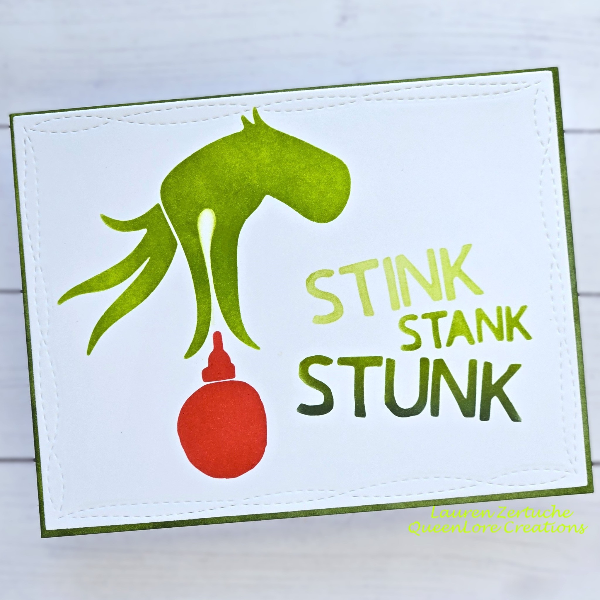 Stink Stank Stunk Stencil - A Colorful Life Designs