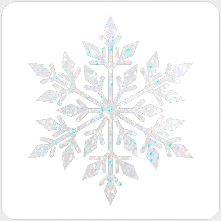 Icy Snowflake Stencil - A Colorful Life Designs