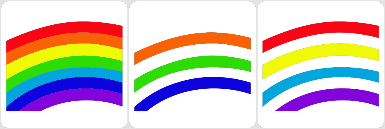 Layered Houses Stencil - A Colorful Life Designs