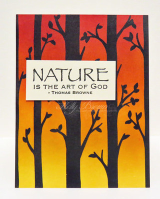 Tree Grove Stencil - A Colorful Life Designs