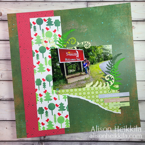 Layered Bird Trees Stencil - A Colorful Life Designs