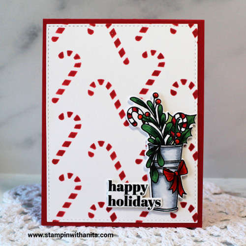 Candy Canes Stencil - A Colorful Life Designs