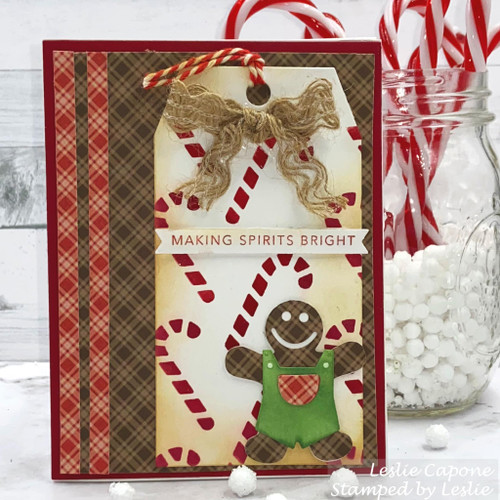 Candy Canes Stencil - A Colorful Life Designs