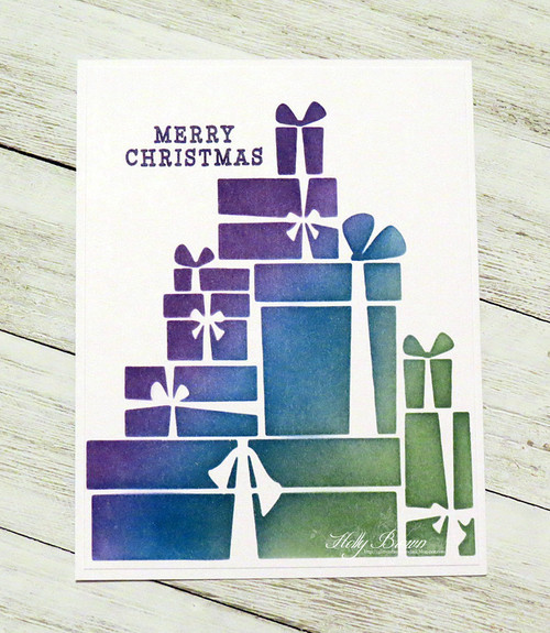 Pile Of Presents Stencil - A Colorful Life Designs