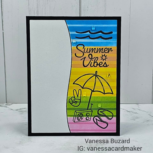 Graduated Lines Stencil - A Colorful Life Designs