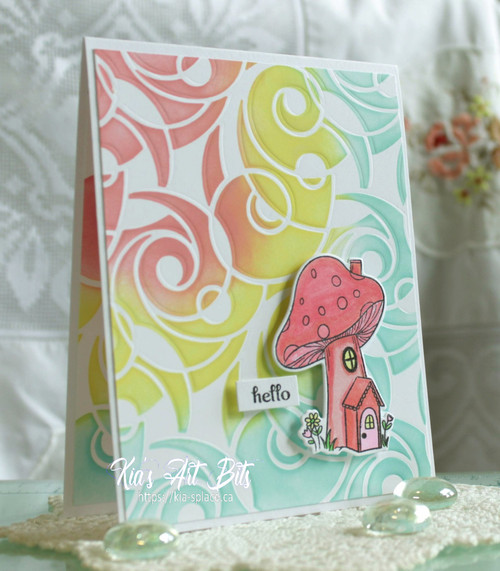 Mad Swirls Stencil - A Colorful Life Designs
