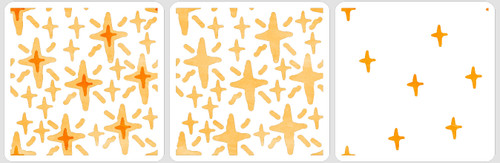 Layered Stars Stencil - A Colorful Life Designs