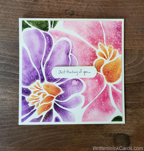 Dramatic Blooms Stencil - A Colorful Life Designs