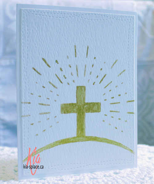 Radiant Cross Stencil - A Colorful Life Designs