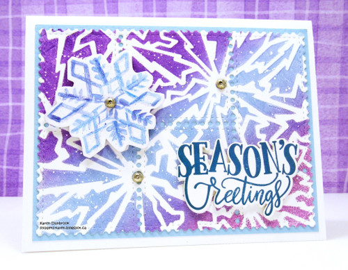 Flake Explosion Stencil - A Colorful Life Designs