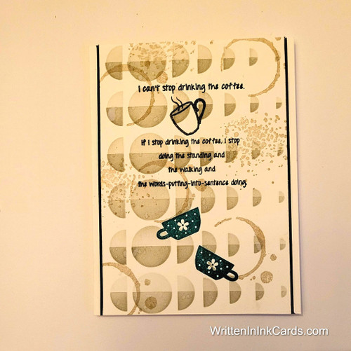 Quarter Moons Stencil - A Colorful Life Designs