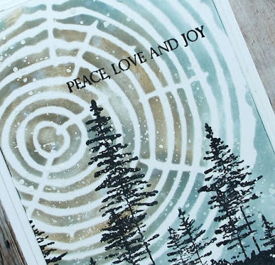 Tree Ring Stencil - A Colorful Life Designs