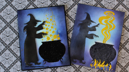 Cauldron Set Stencil - A Colorful Life Designs