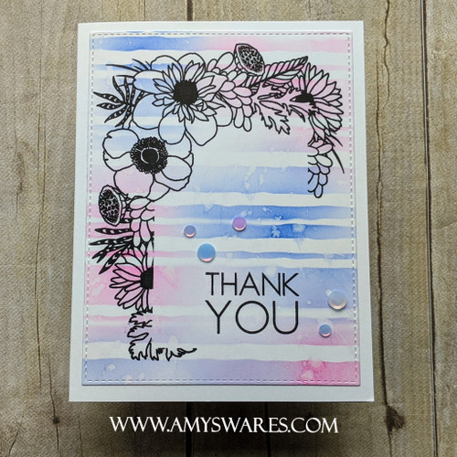 Drizzled Lines Stencil - A Colorful Life Designs