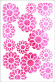 Spiro Flowers Stencil - A Colorful Life Designs