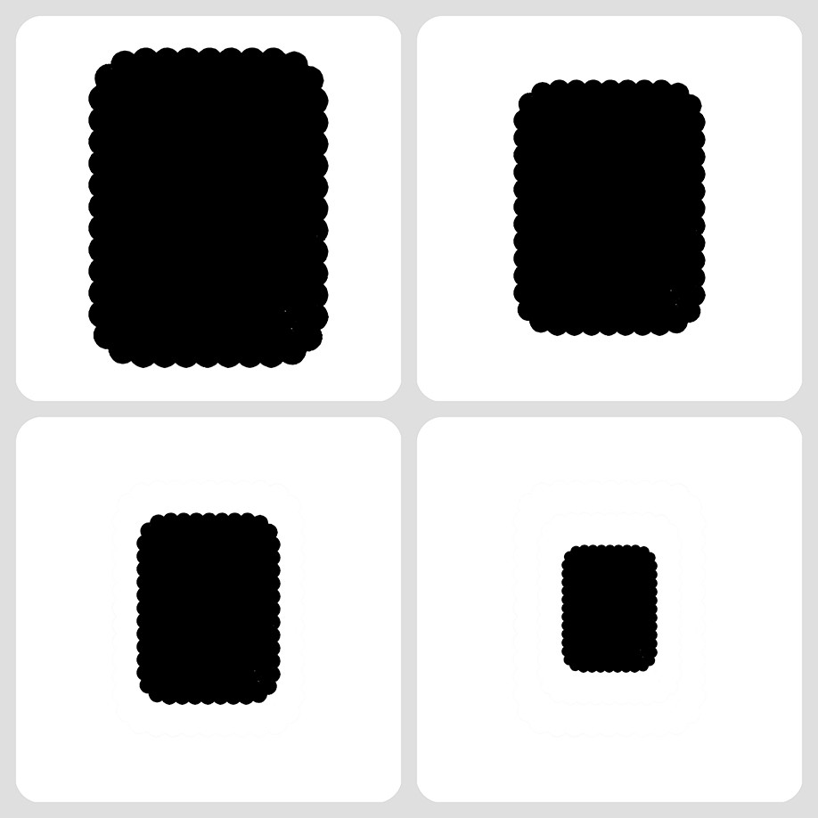 Marvelous Masks Squeezed Rectangle - A Colorful Life Designs