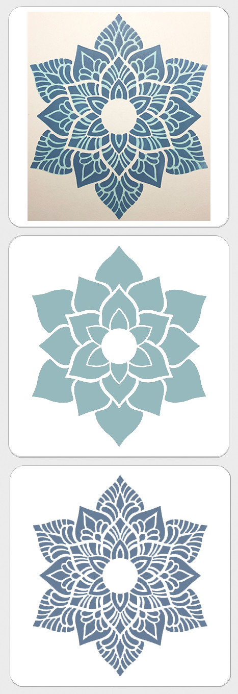 Maze Mandala Stencil - A Colorful Life Designs