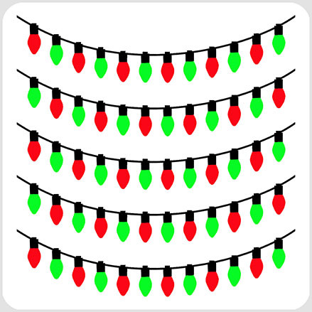 Layered String Lights - A Colorful Life Designs