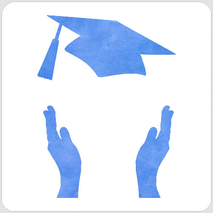 Grad Hands Stencil - A Colorful Life Designs