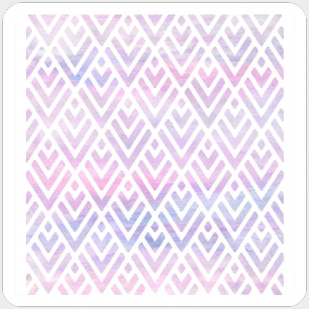Arrowhead Chevron Stencil - A Colorful Life Designs
