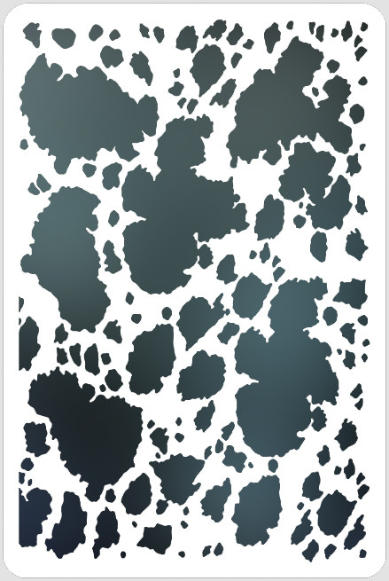 Cowhide Stencil - A Colorful Life Designs