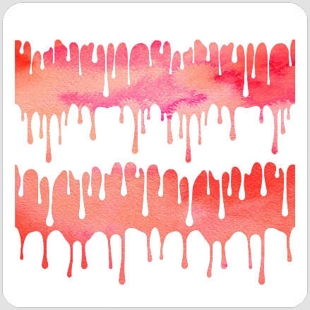 Lots of Drips Stencil - A Colorful Life Designs