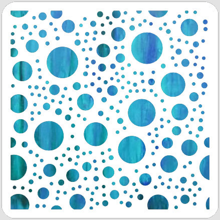 Multi Dots Stencil - A Colorful Life Designs