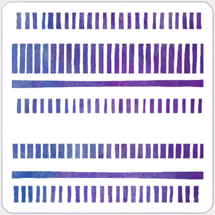 Interrupted Lines Stencil - A Colorful Life Designs