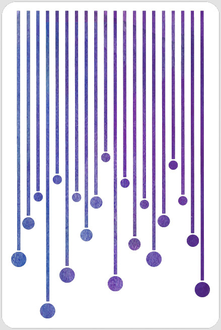 Dangles Stencil - A Colorful Life Designs