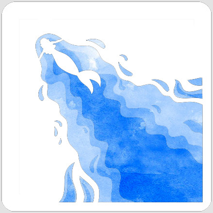 Layered Mermaid Stencil - A Colorful Life Designs