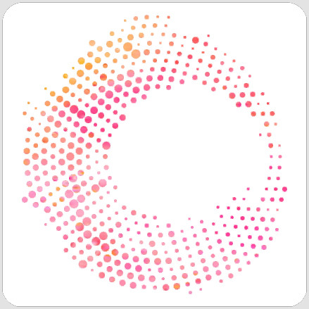 Halftone Circle Stencil - A Colorful Life Designs