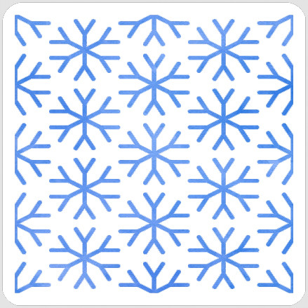 Classic Snowflake Stencil - A Colorful Life Designs