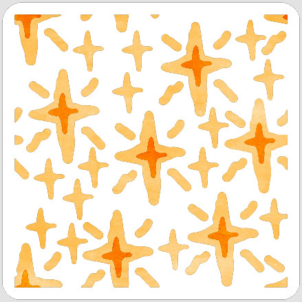 Layered Stars Stencil - A Colorful Life Designs