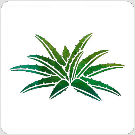 Agave Stencil - A Colorful Life Designs