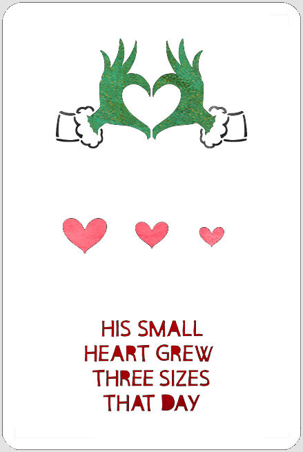 3 Sizes Too Small Stencil - A Colorful Life Designs