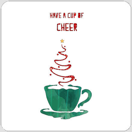 Cup of Cheer Stencil - A Colorful Life Designs