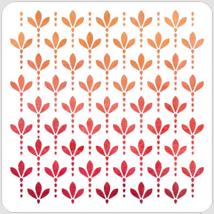 Spring Buds Stencil - A Colorful Life Designs