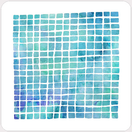 Simple Grid Stencil - A Colorful Life Designs